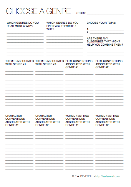 Identifying Genre Worksheets